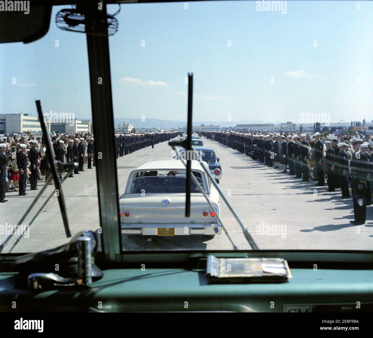 Trip to California: Alameda Naval Air Station, 11:00AM. President John ...
