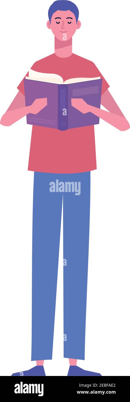 Male reader Cut Out Stock Images & Pictures - Alamy