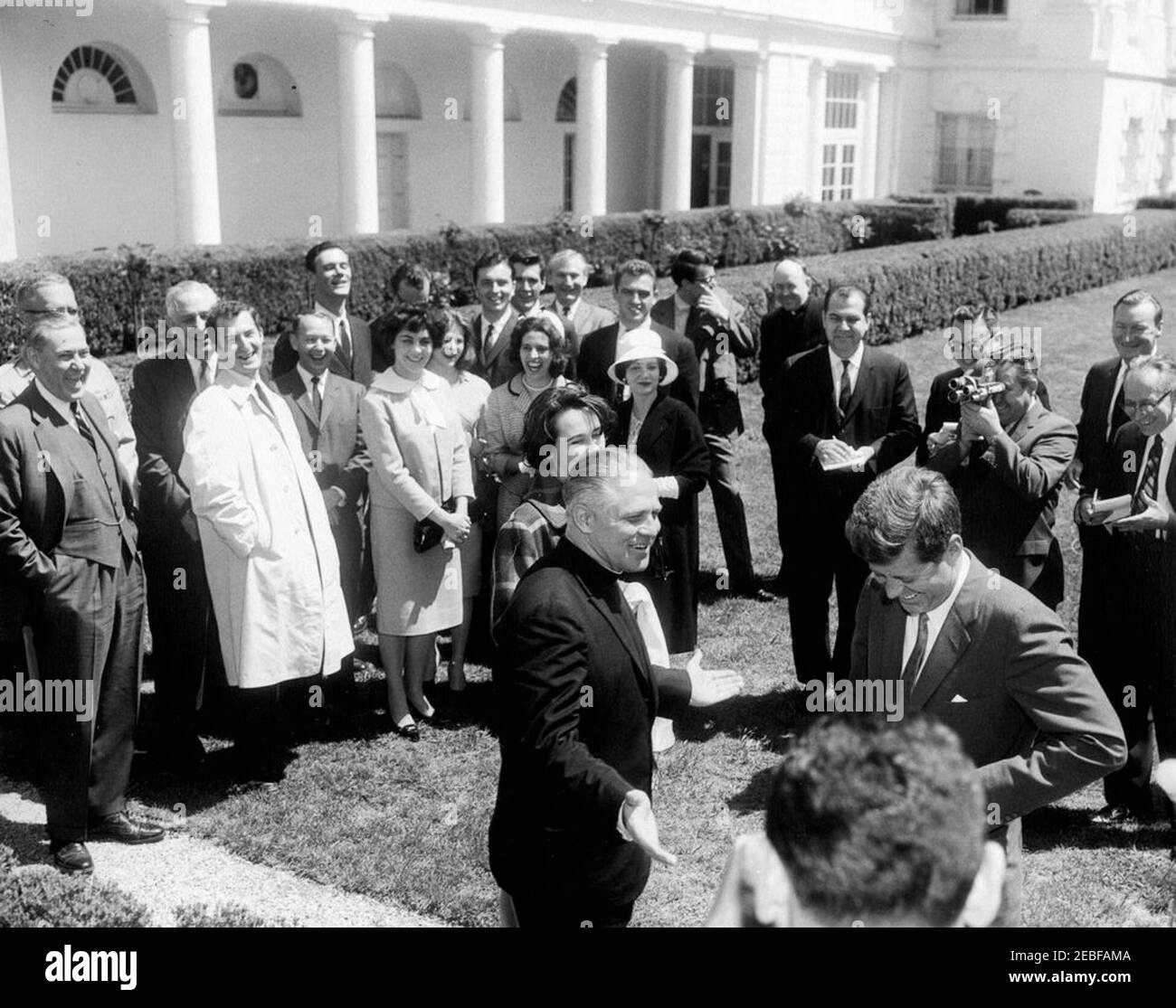 Visit of Catholic University Players, 12:00PM. President John F ...