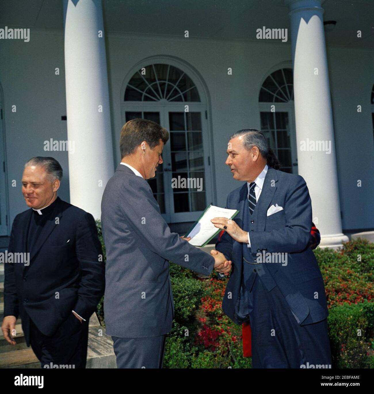 Visit of Catholic University Players, 12:00PM. President John F ...