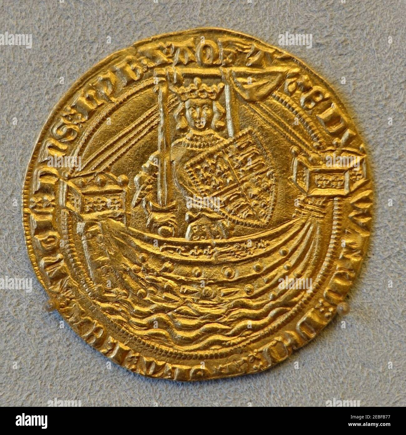 Noble, England, 14th century Stock Photo - Alamy