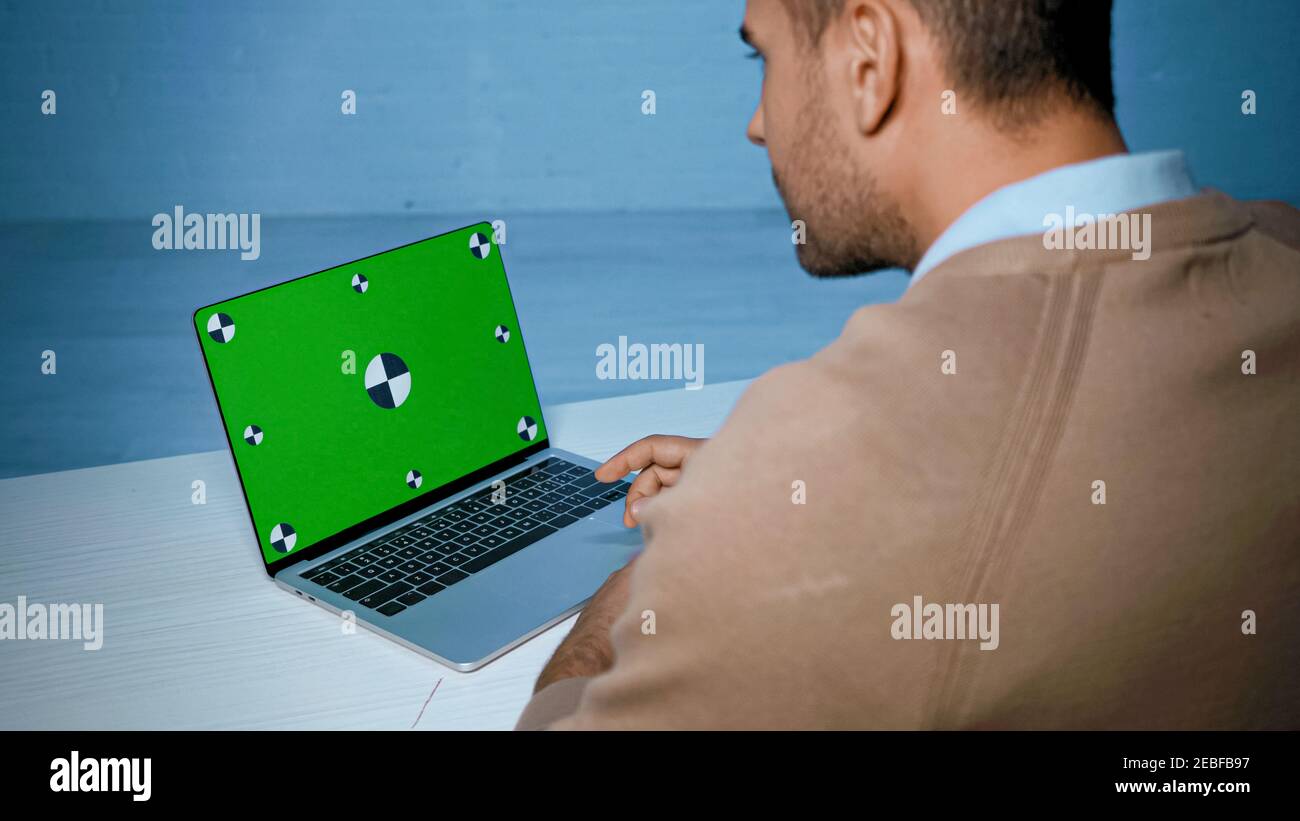 Green screen video call on hi-res stock photography and images - Alamy