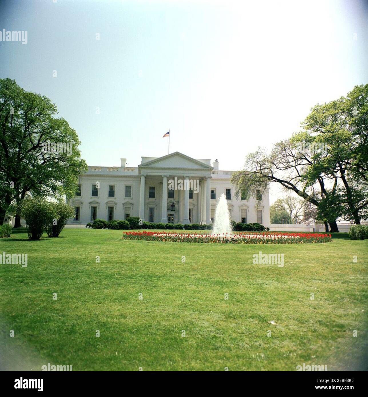 White House exterior, North Front. North front of the White House ...