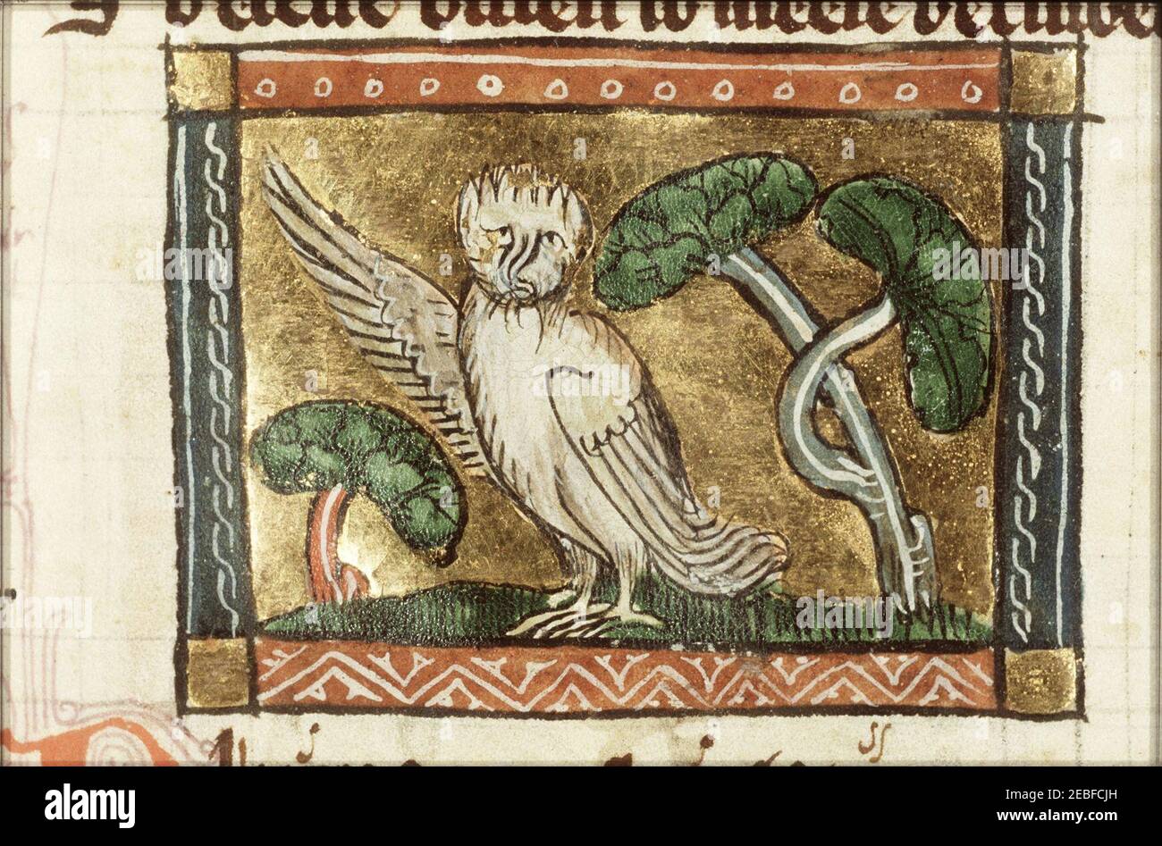 Nocticorax (owl) - Der naturen bloeme - Jacob van Maerlant - KB KA 16 ...