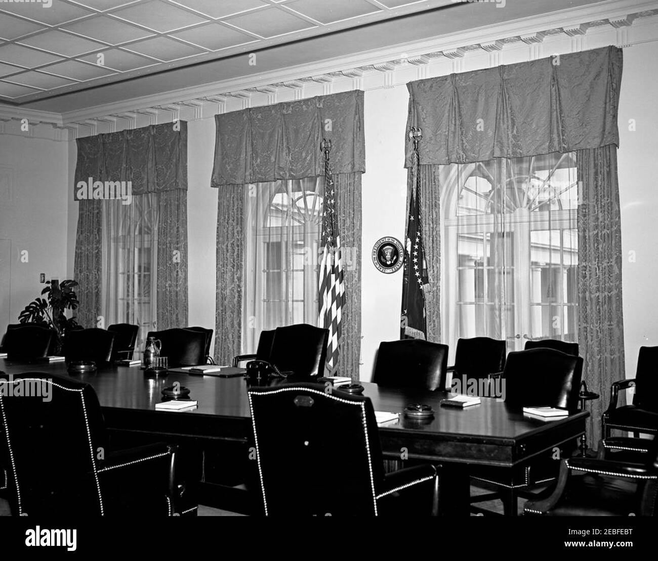 Cabinet Room, views. Cabinet Room, White House, Washington, D.C Stock ...
