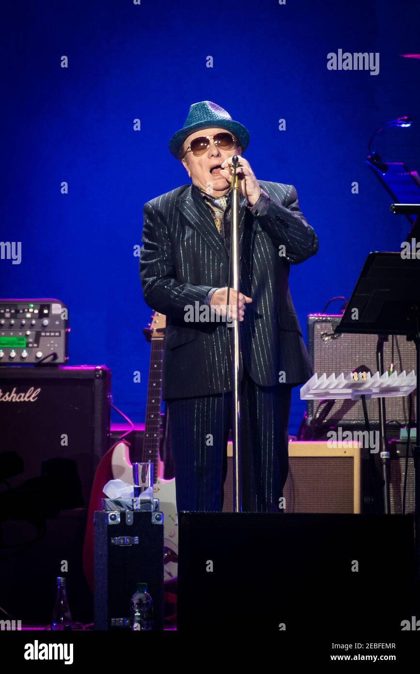 Van Morrison performs live during the Music for Marsden concert at the ...