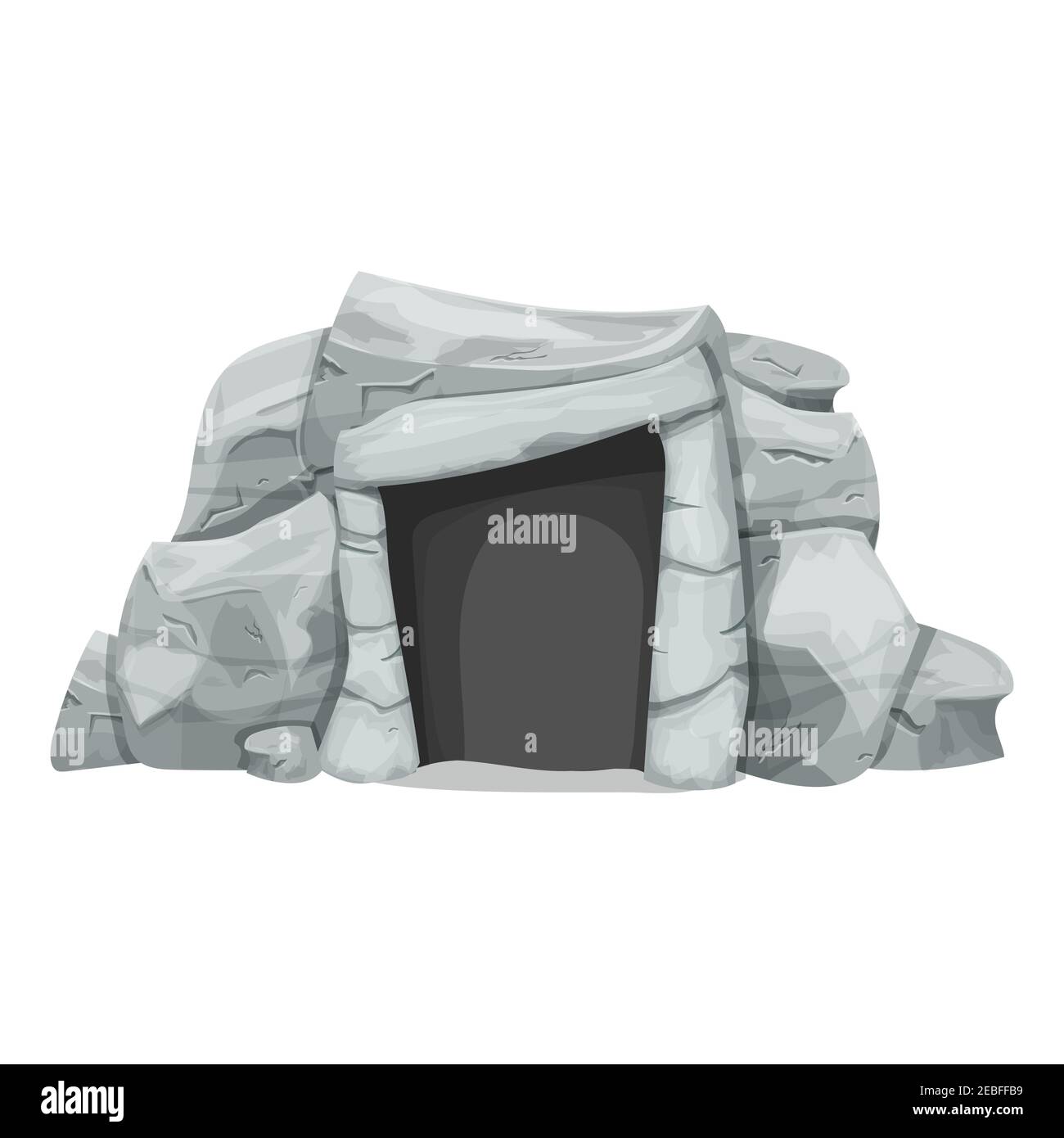 Ancient stone tunnel in Stock Vector Images - Alamy