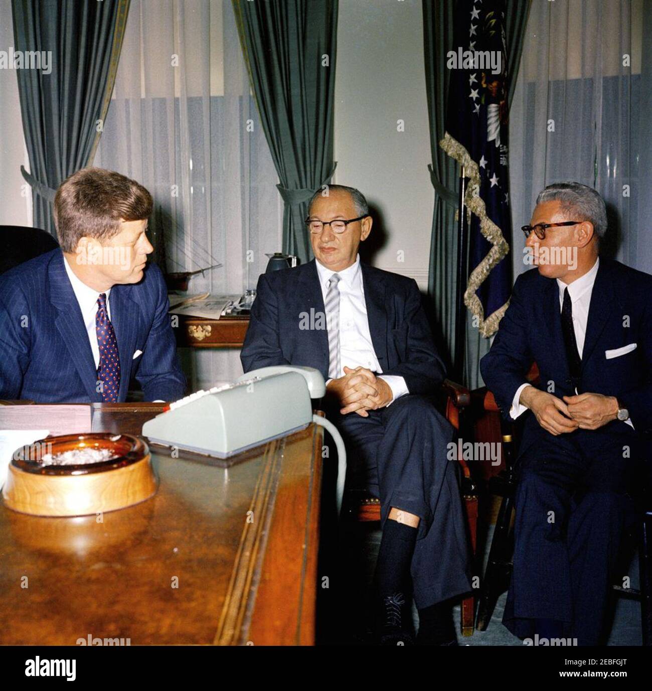 Meeting with Secretary of Labor Arthur J. Goldberg and Alex Rose ...