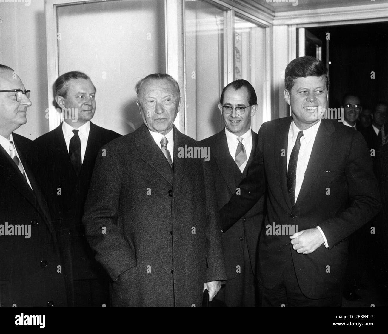 Meeting with Konrad Adenauer, Chancellor of West Germany, 9:57AM ...