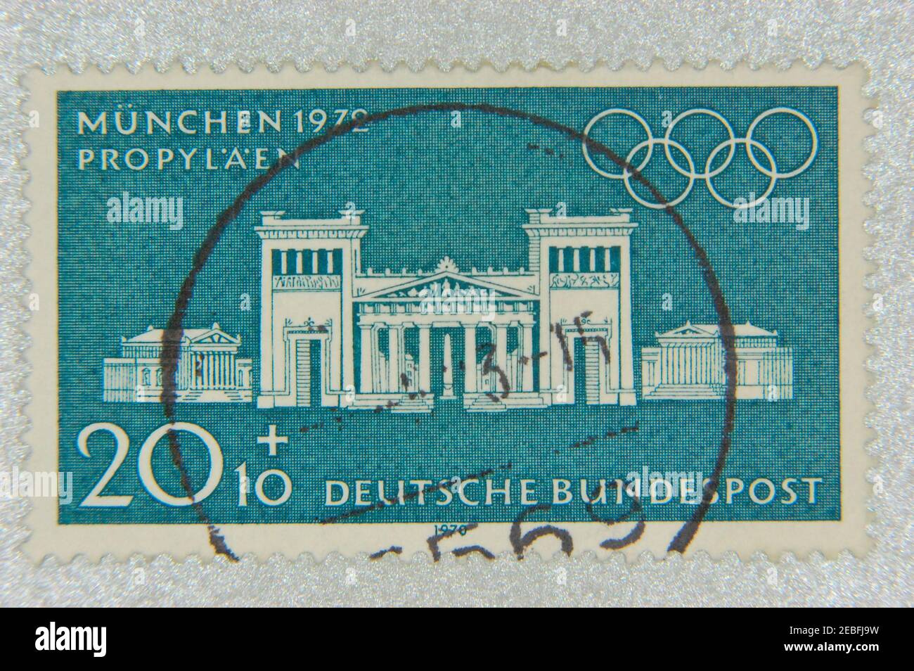 Postage stamp at the 1972 Summer Olympics Stock Photo - Alamy