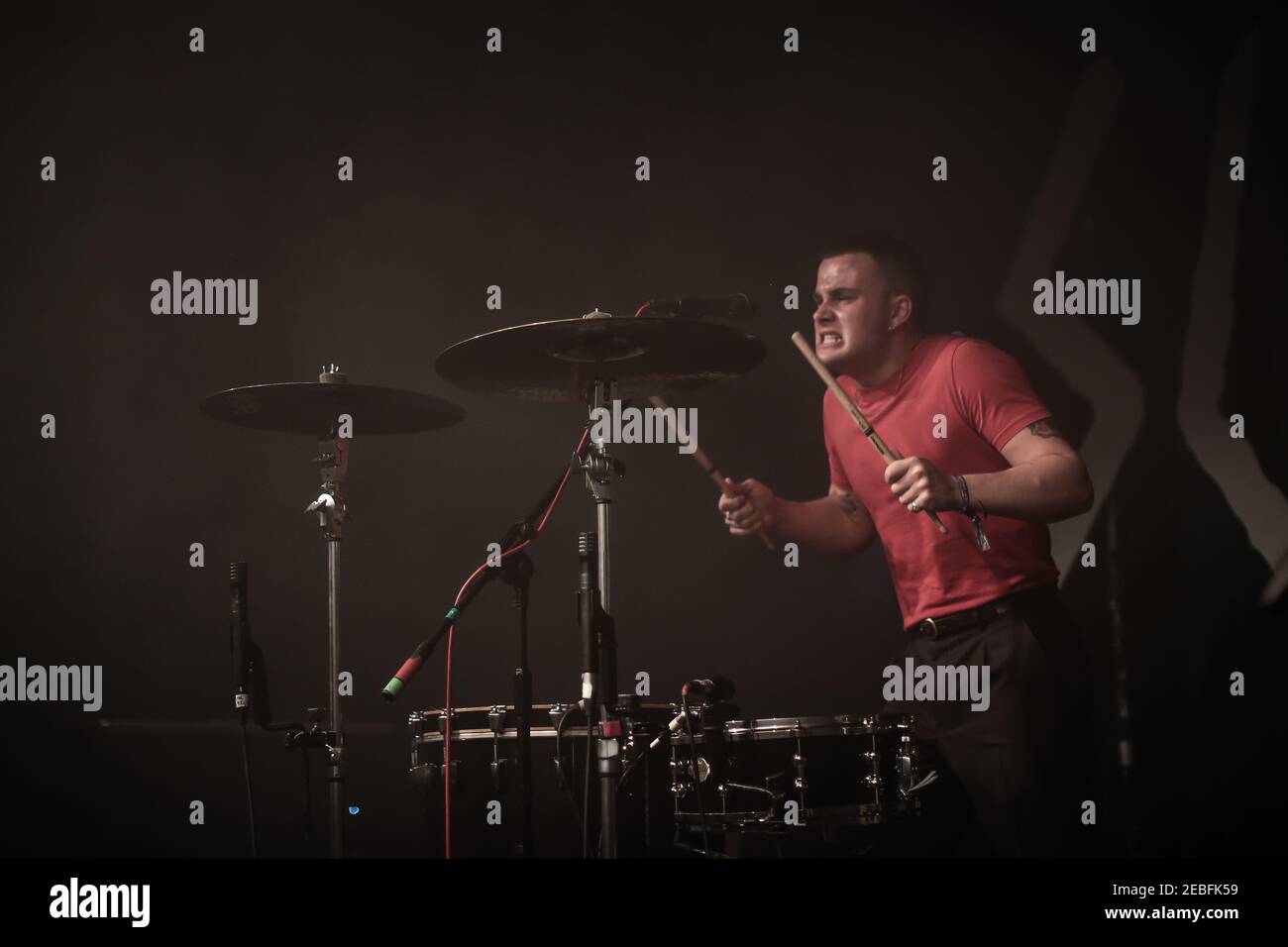 Issac Holman of Slaves on the Dome stage as part of the 2015 Great ...