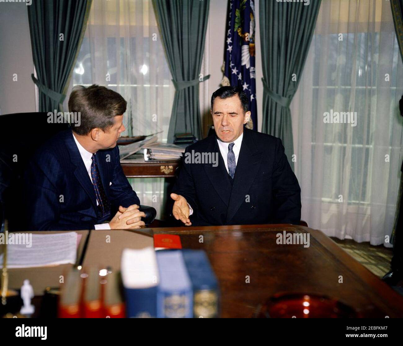 President john f kennedy meets with andrei gromyko hi-res stock ...