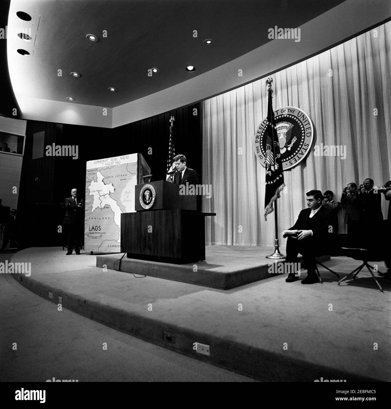 Press Conference, State Department Auditorium, 6:00PM. President John F ...