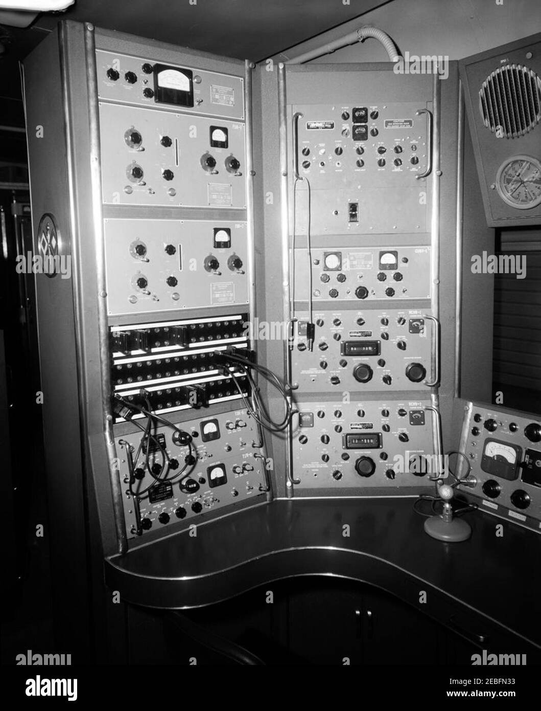 Presidential train communications car and White House Army Signal ...