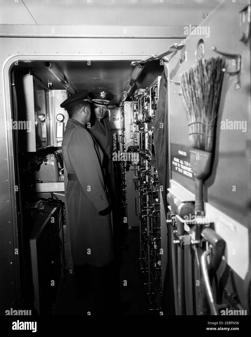 Presidential train communications car and White House Army Signal ...