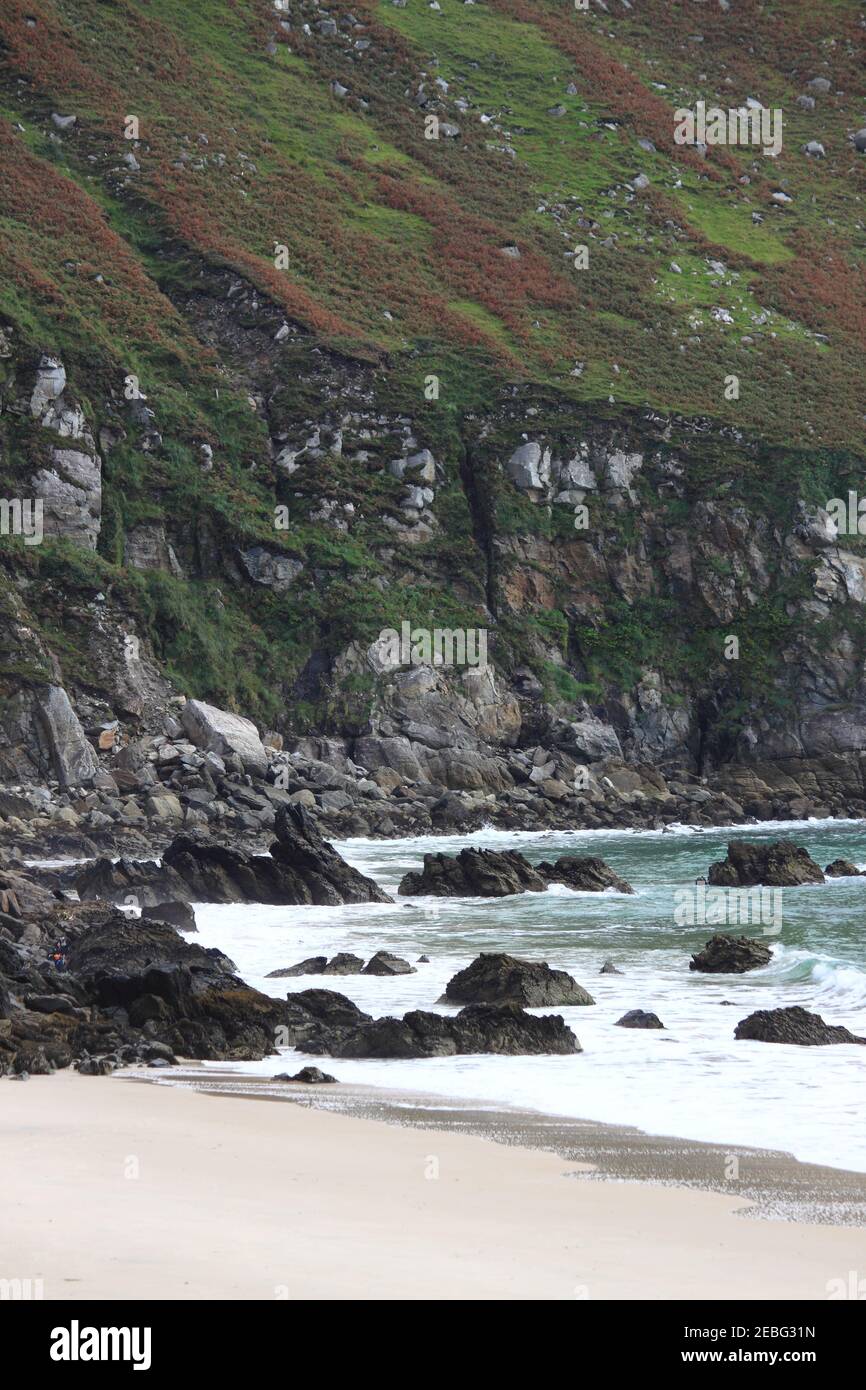 Keem Beach in Achill Island, Ireland Stock Photo - Alamy