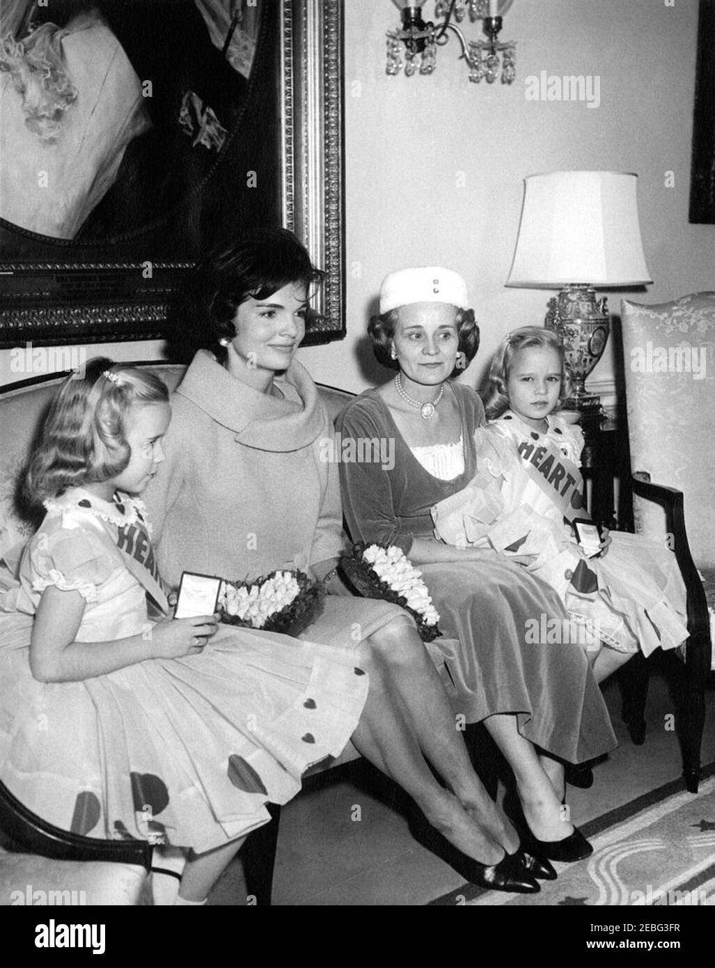 First Lady Jacqueline Kennedy (JBK) with American Heart Association ...