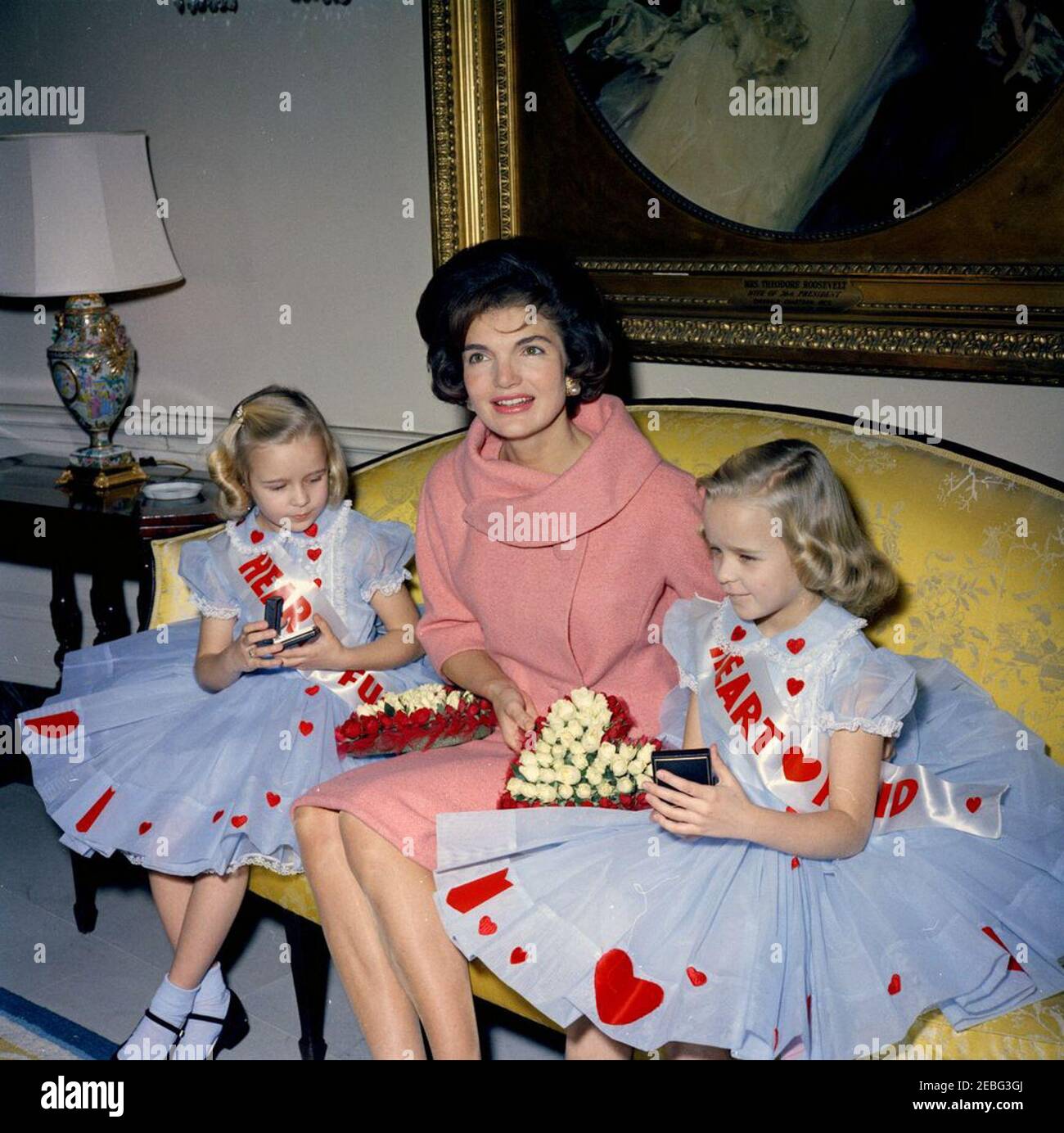 First Lady Jacqueline Kennedy (JBK) with American Heart Association ...