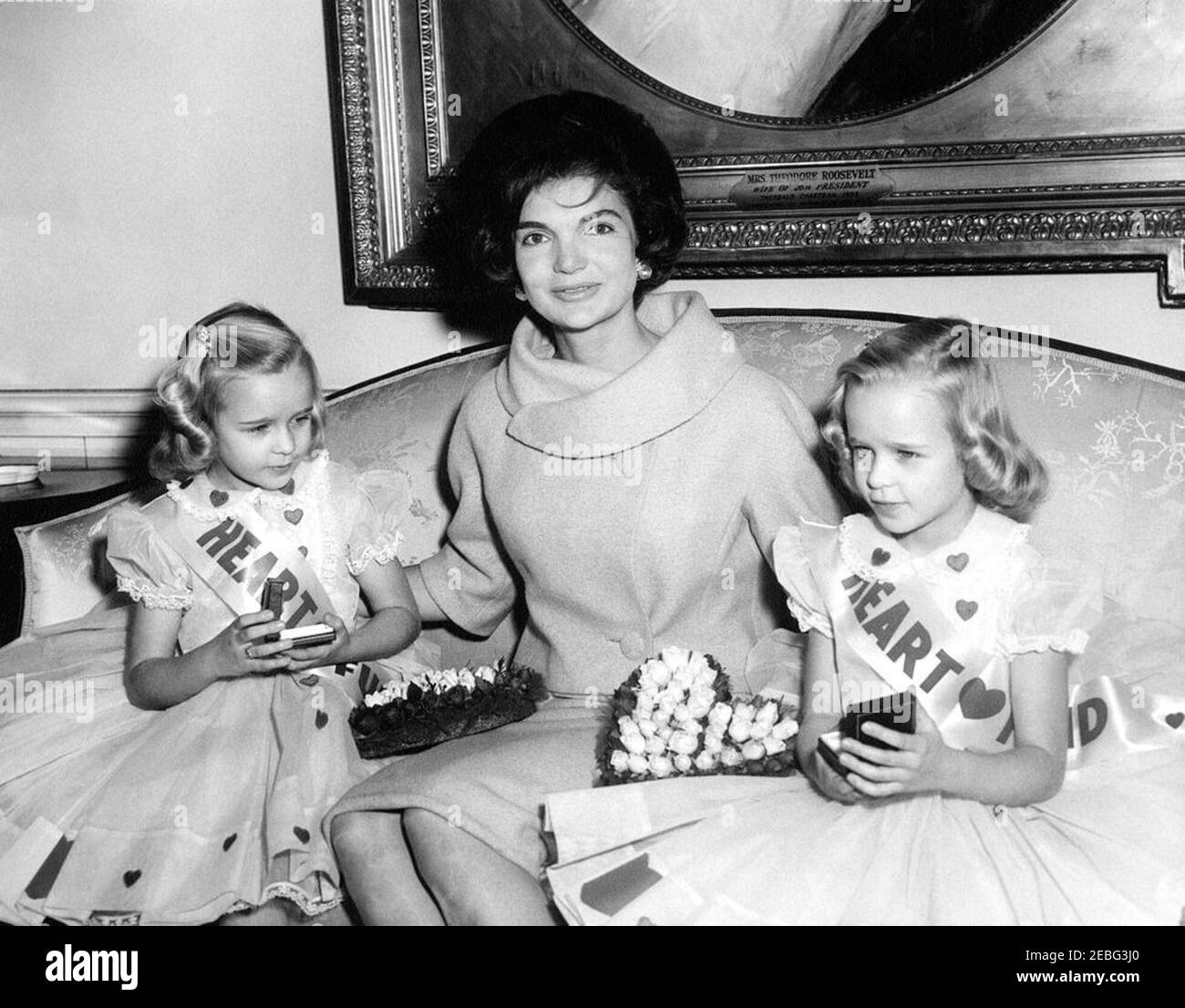 First Lady Jacqueline Kennedy (JBK) with American Heart Association ...