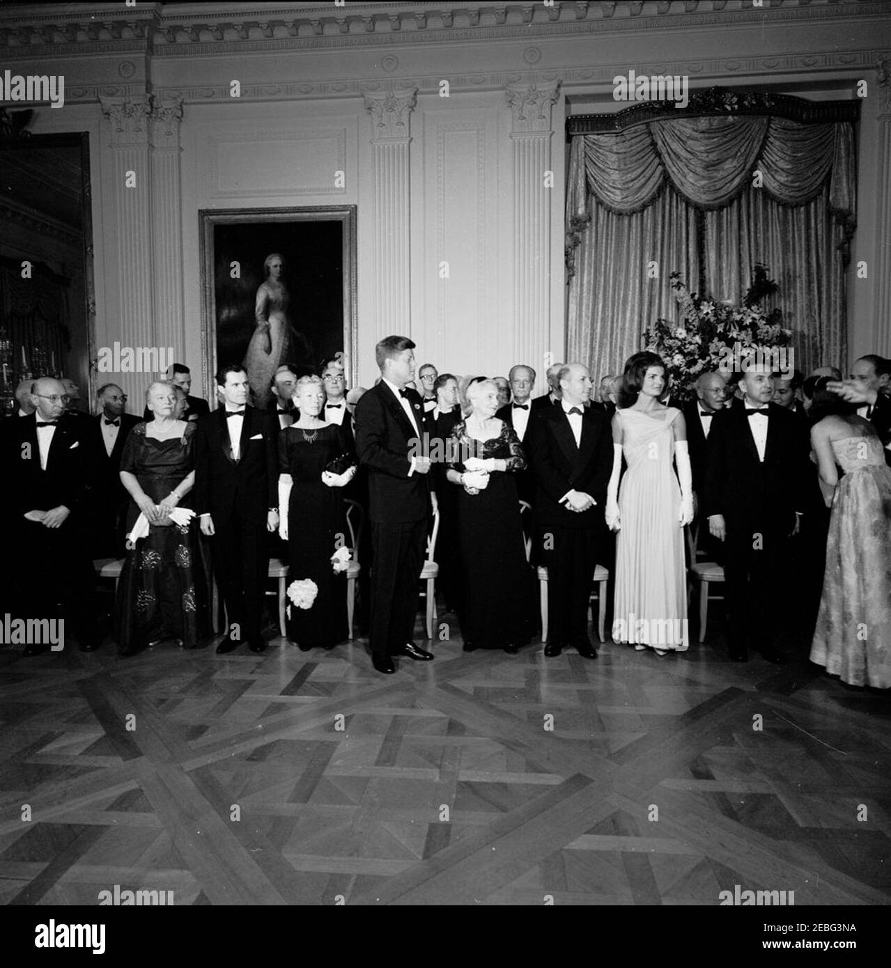 Dinner in honor of Nobel Prize Winners, 8:00PM. President John F ...