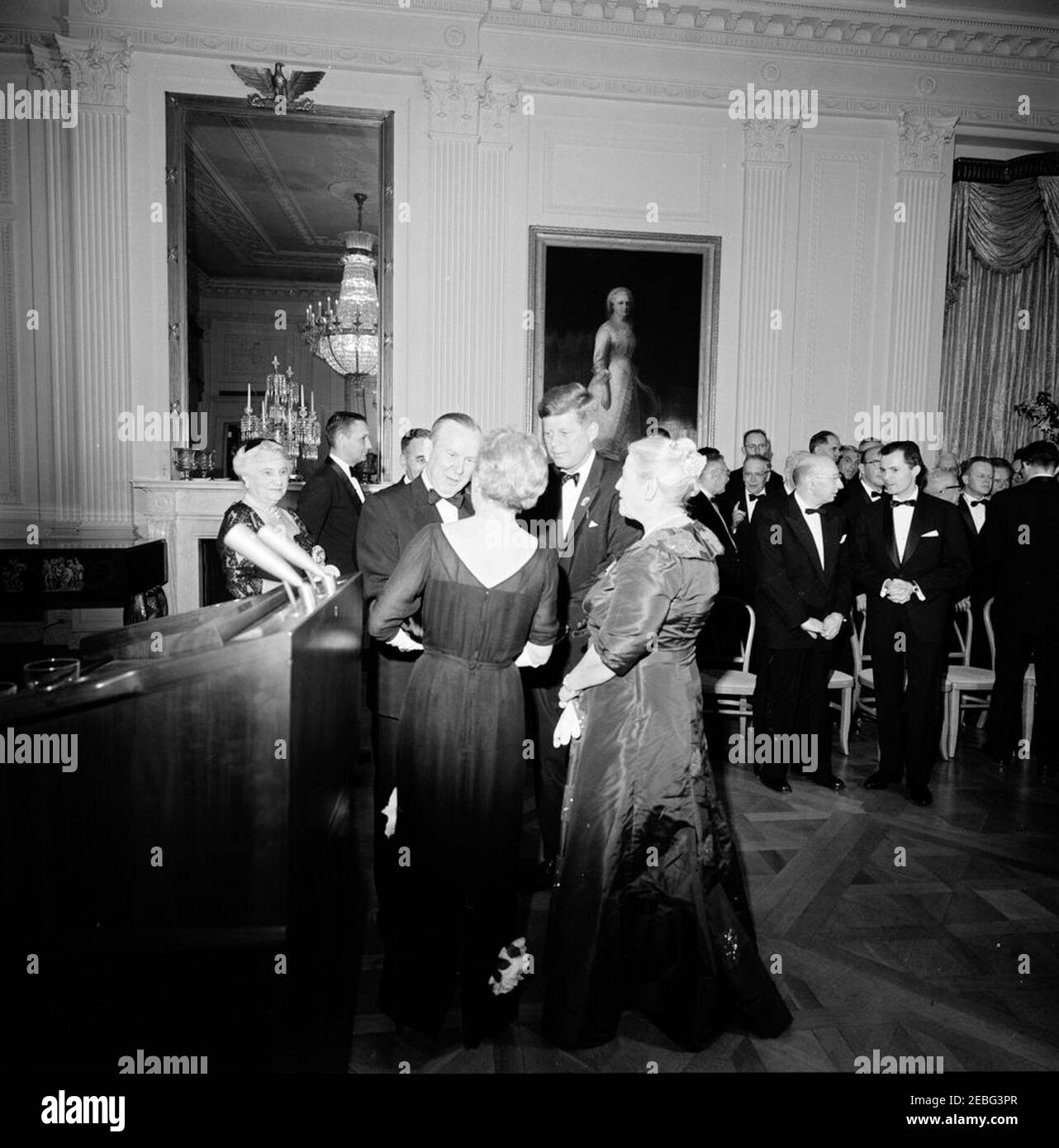 Dinner in honor of Nobel Prize Winners, 8:00PM. President John F ...