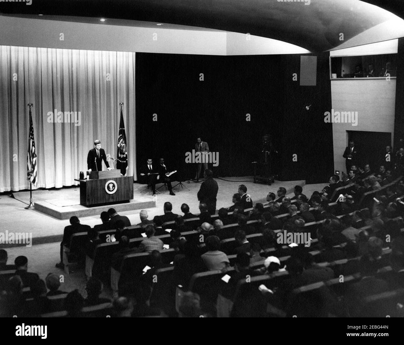 Press Conference, State Department Auditorium, 6:00PM. President John F ...