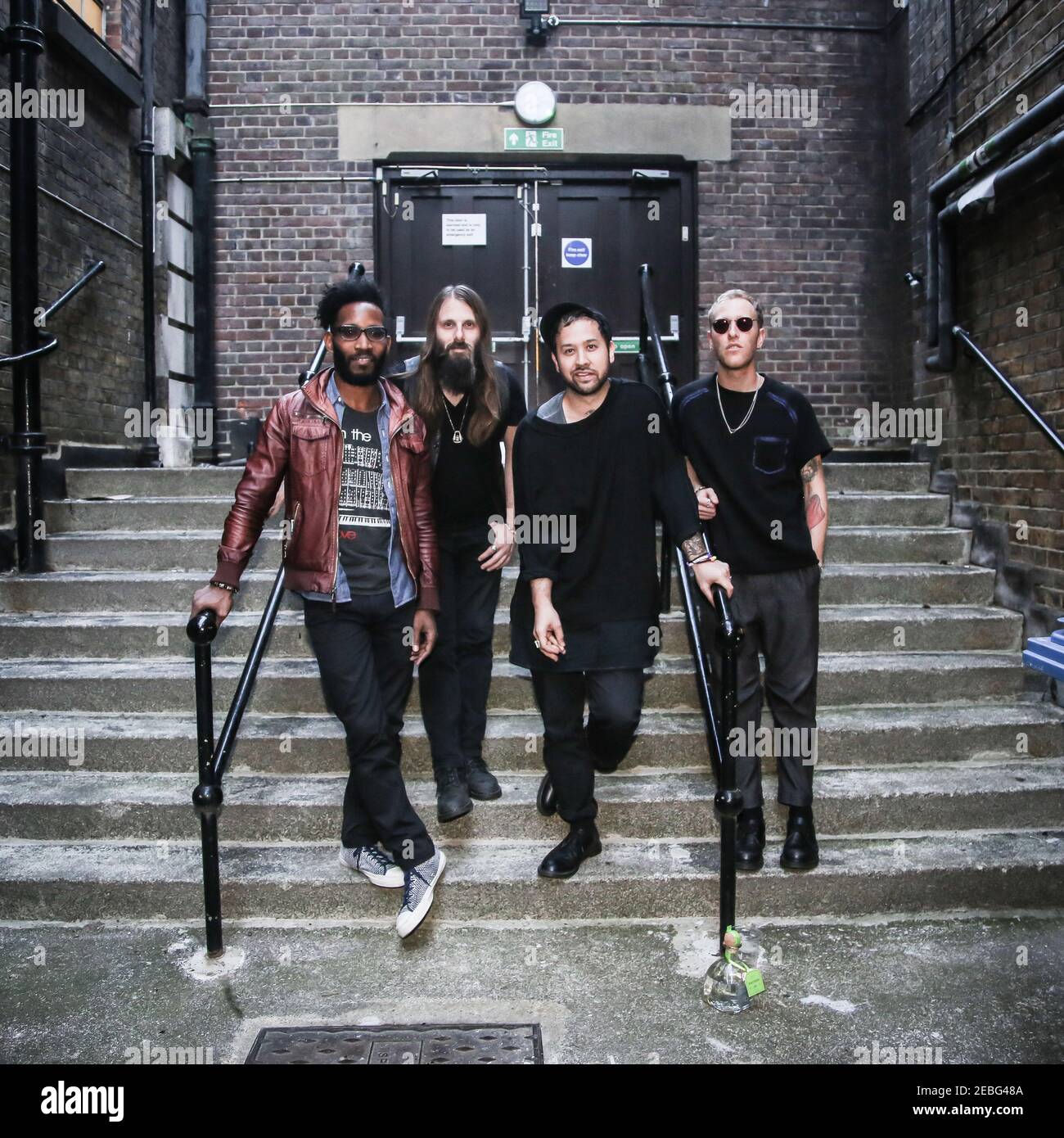 EXCLUSIVE: Unknown Mortal Orchestra pose for photos before going on ...