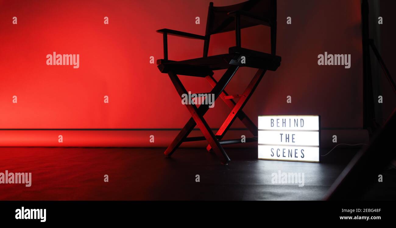 Behind the scenes letterboard text on Lightbox or Cinema Light box ...