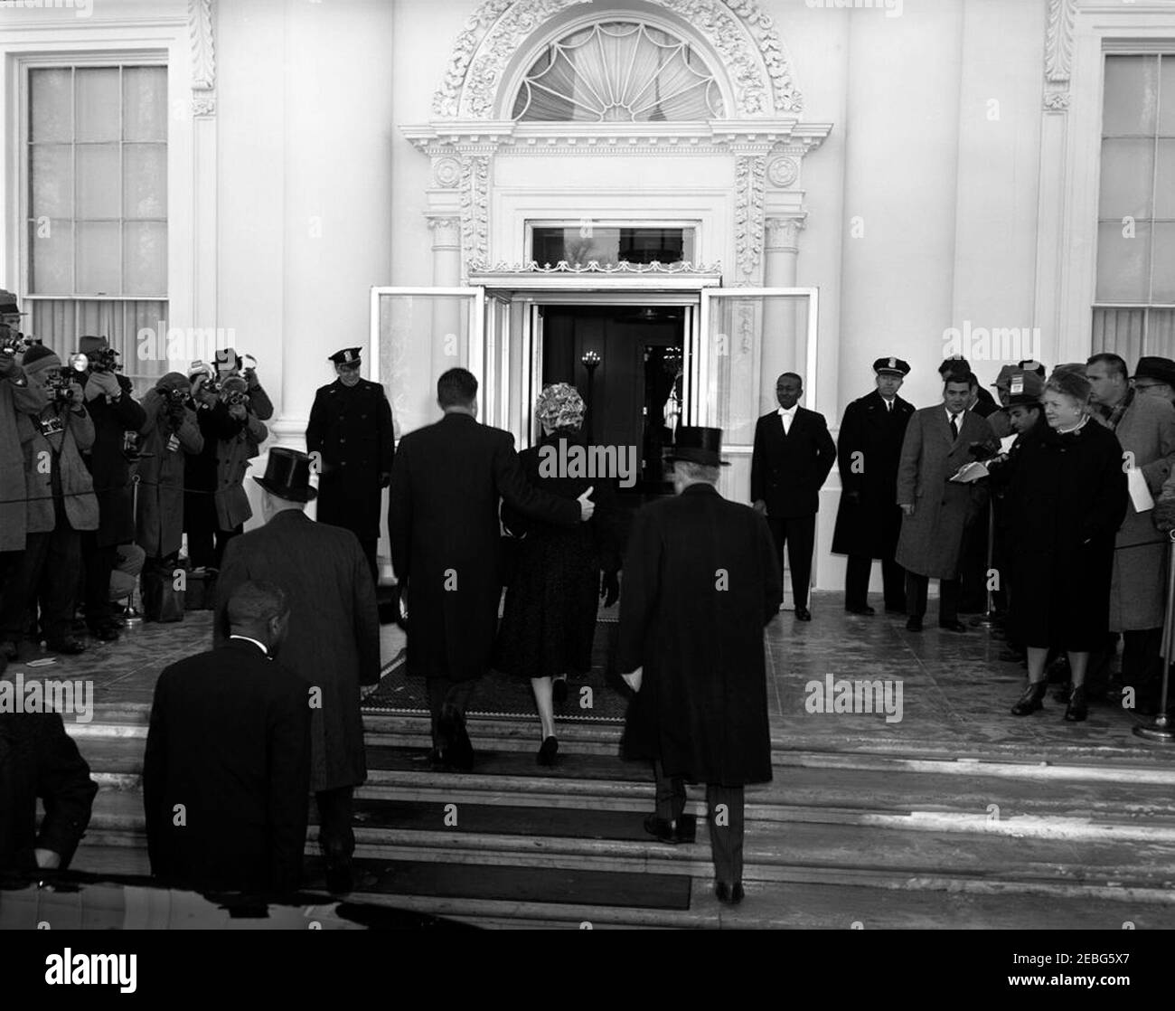 Pre-Inaugural ceremonies at the White House. Pre-inaugural ceremonies ...