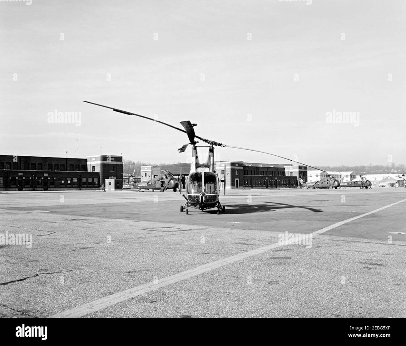 Helicopters at Marine Corps Air Station (MCAS), Quantico. United States ...