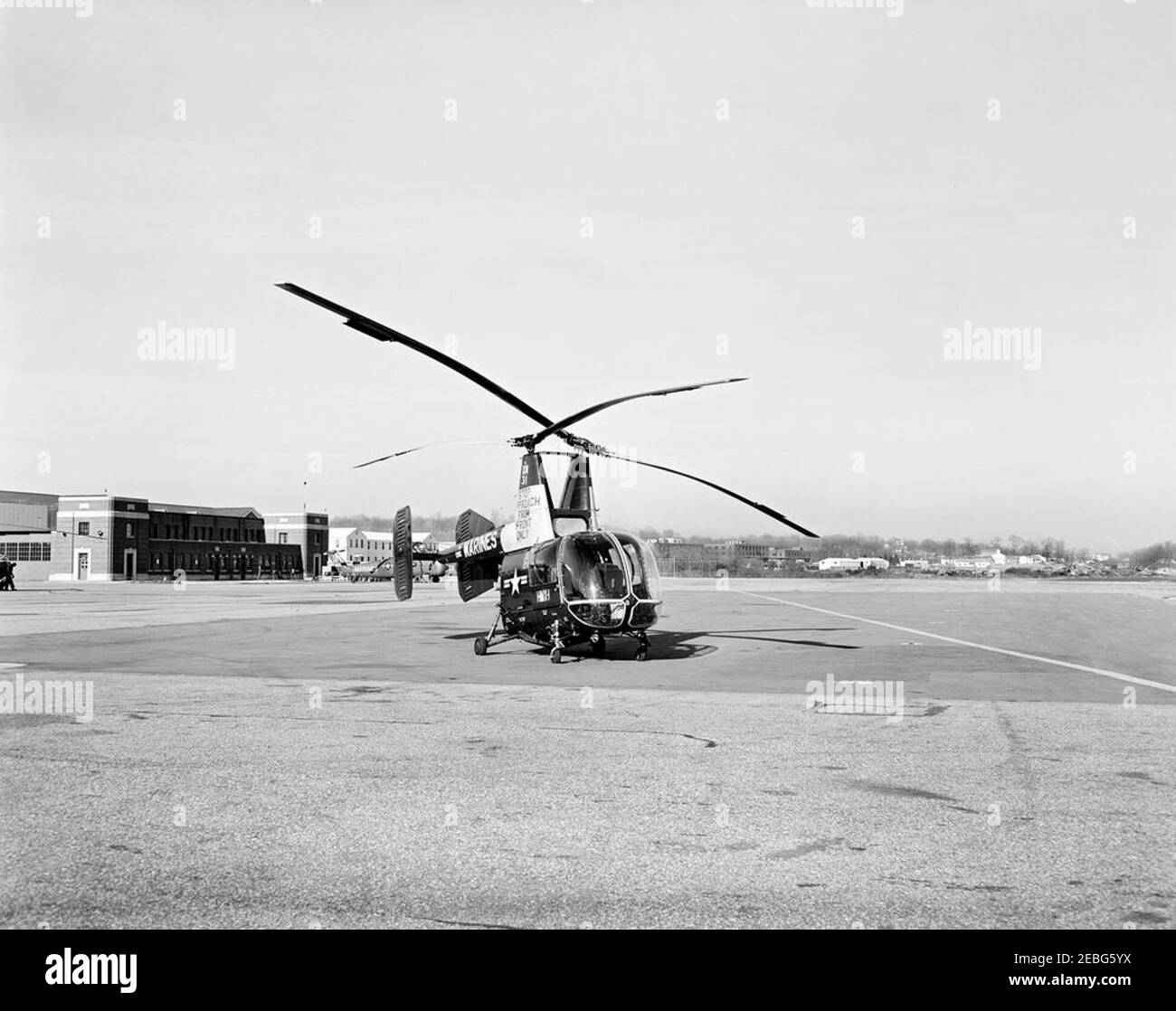 Helicopters at Marine Corps Air Station (MCAS), Quantico. United States ...