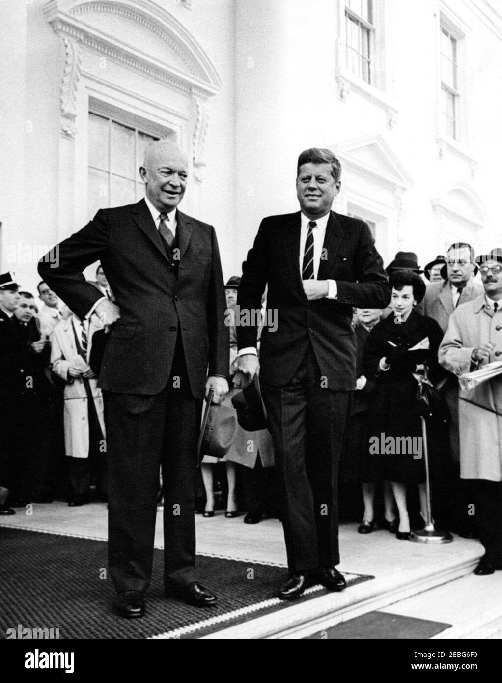 Meeting between President Dwight D. Eisenhower (DDE) and President ...