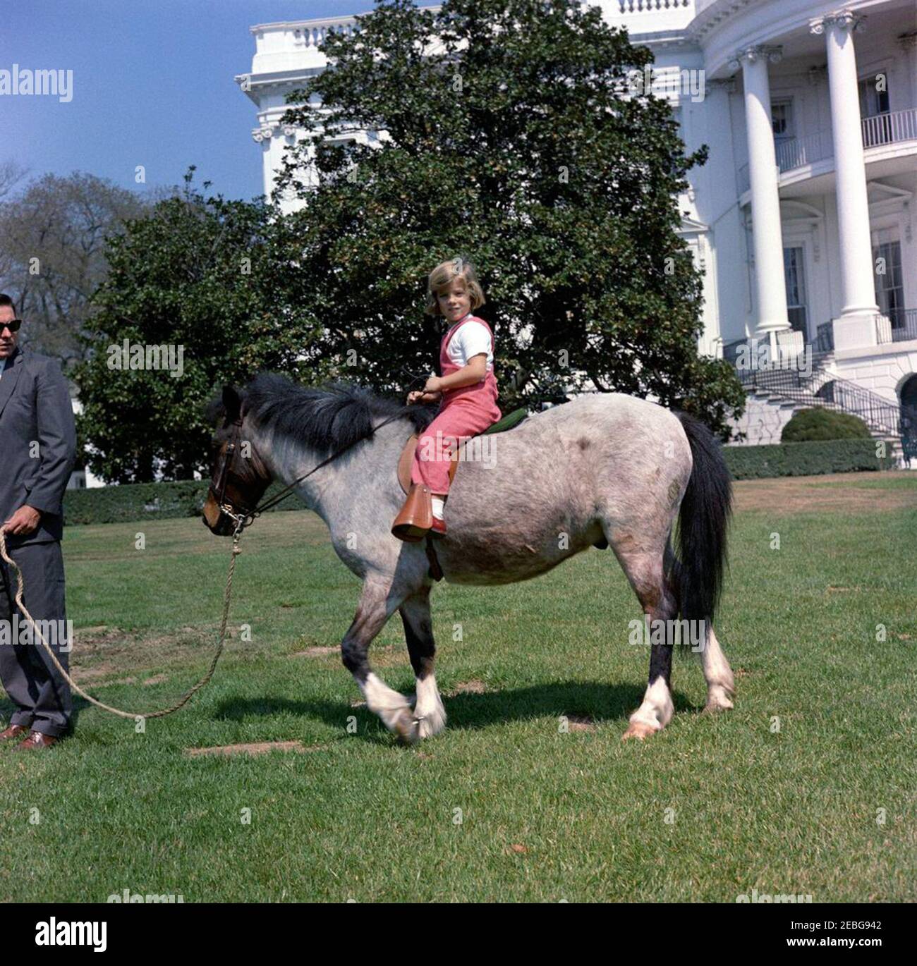 Caroline Kennedy (CBK) with her pony u0022Macaroniu0022. Caroline ...