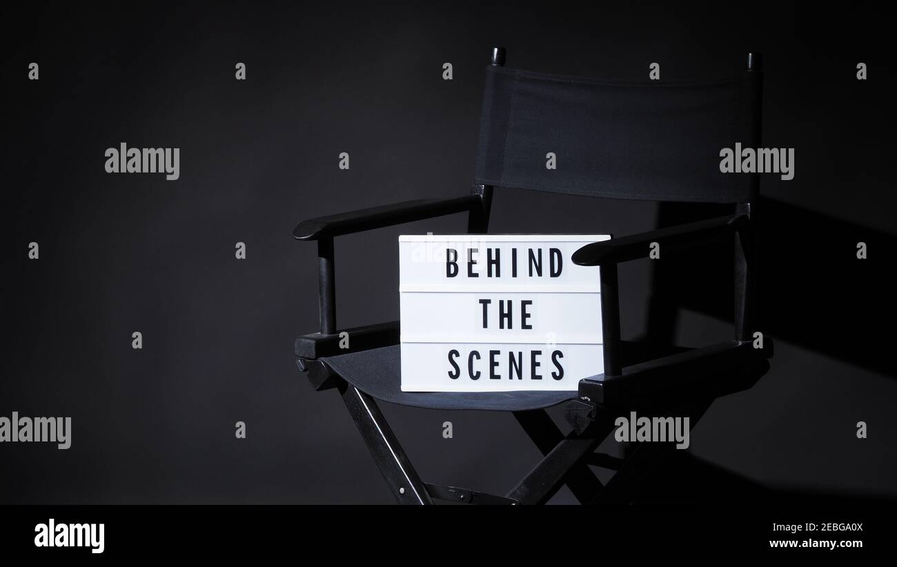 Behind the scenes letterboard text on Lightbox or Cinema Light box ...