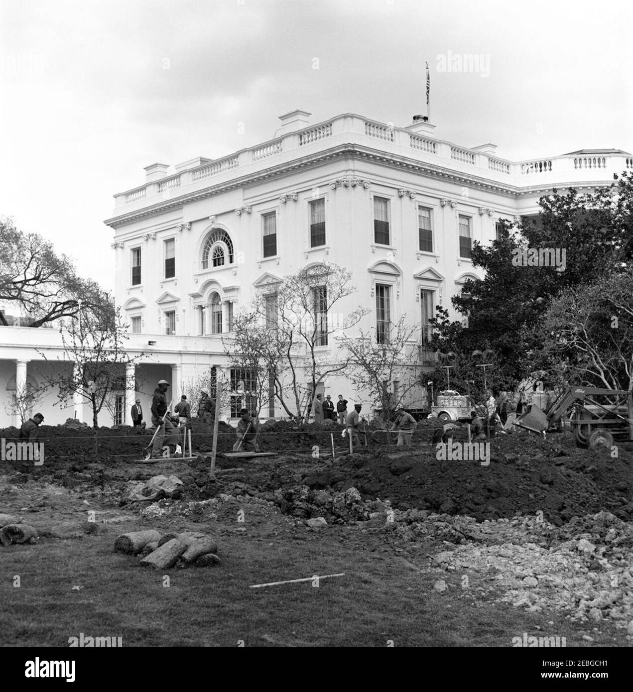 Rose Garden reconstruction, progress photos. Construction work in ...