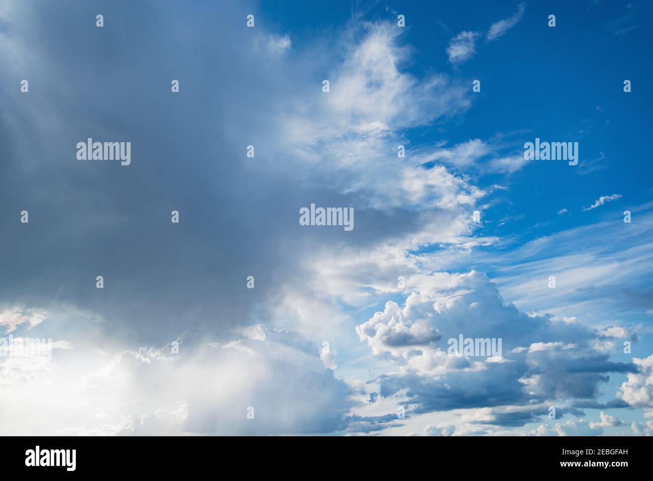 Dark rainy cloud before rain at day time Stock Photo - Alamy