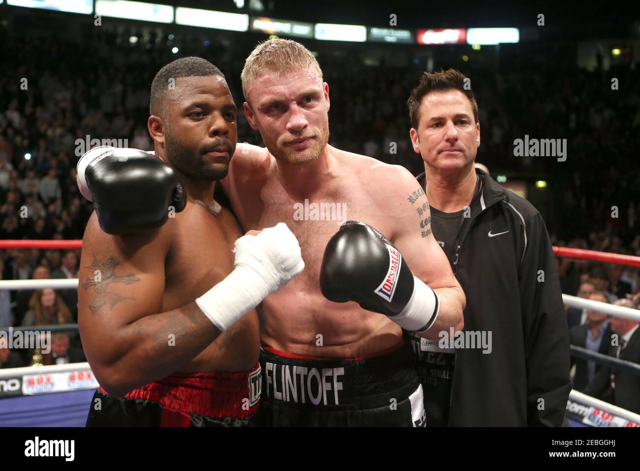 Andrew Flintoff Boxing High Resolution Stock Photography and Images - Alamy