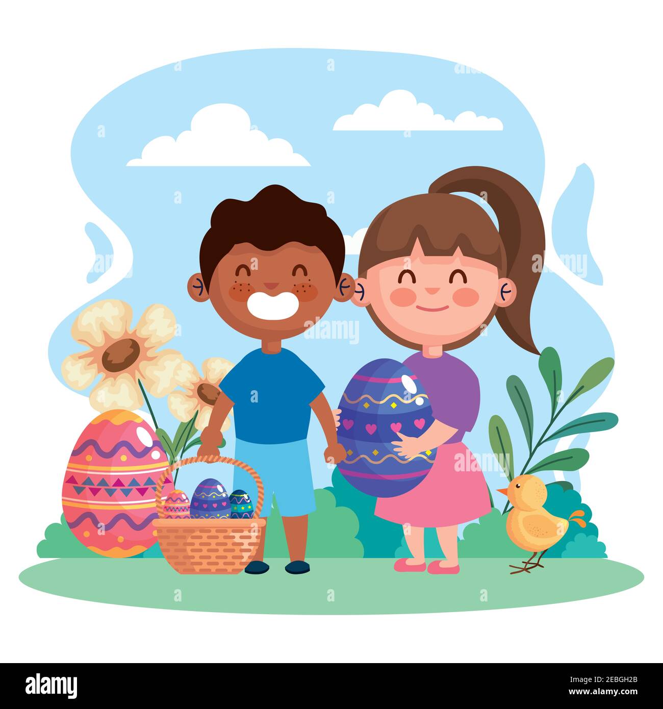 Cartoon Easter Festival