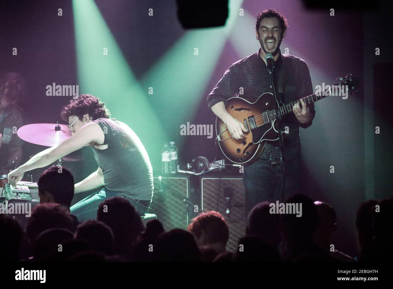 James Petralli of Bop English performing live on stage at Oslo in ...
