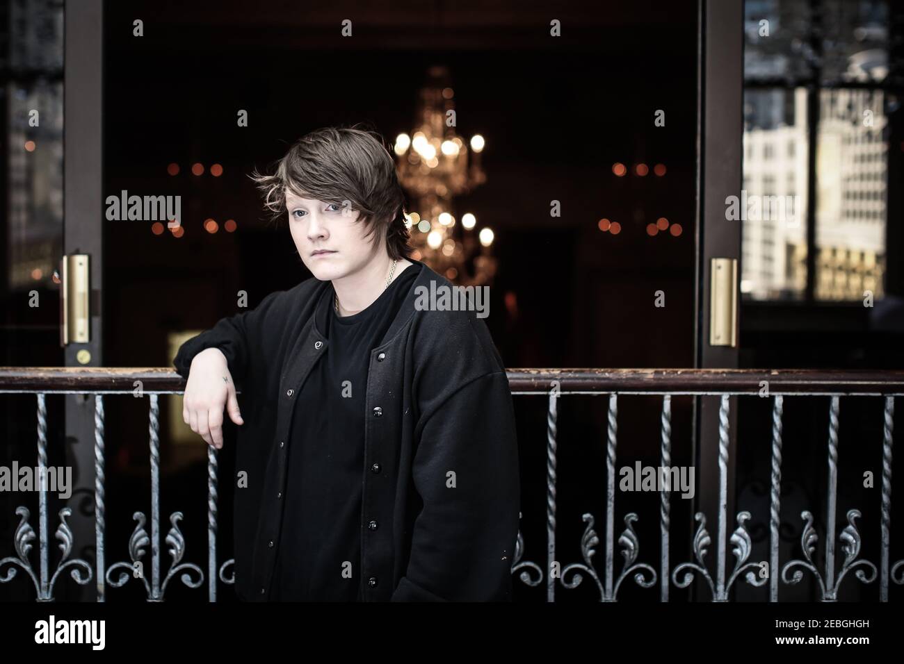 EXCLUSIVE: Soak (real name Bridie Monds-Watson) poses for photos before ...