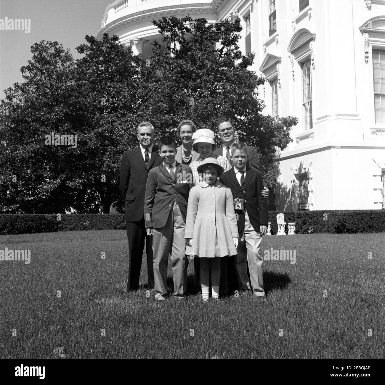Presidential Assistant John J. McNally with Mr. and Mrs. George Ollis ...