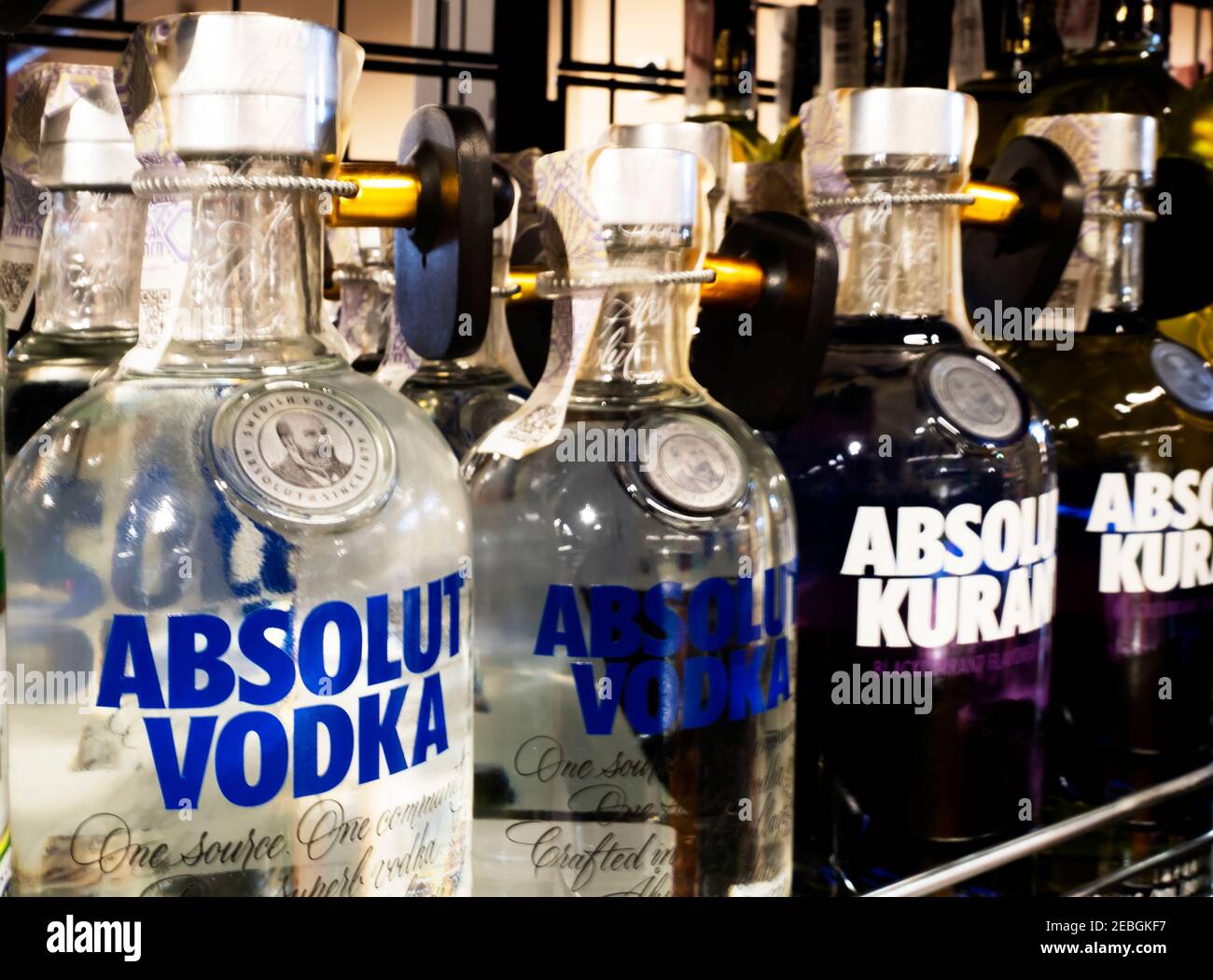 Absolut vodka sign hi-res stock photography and images - Alamy