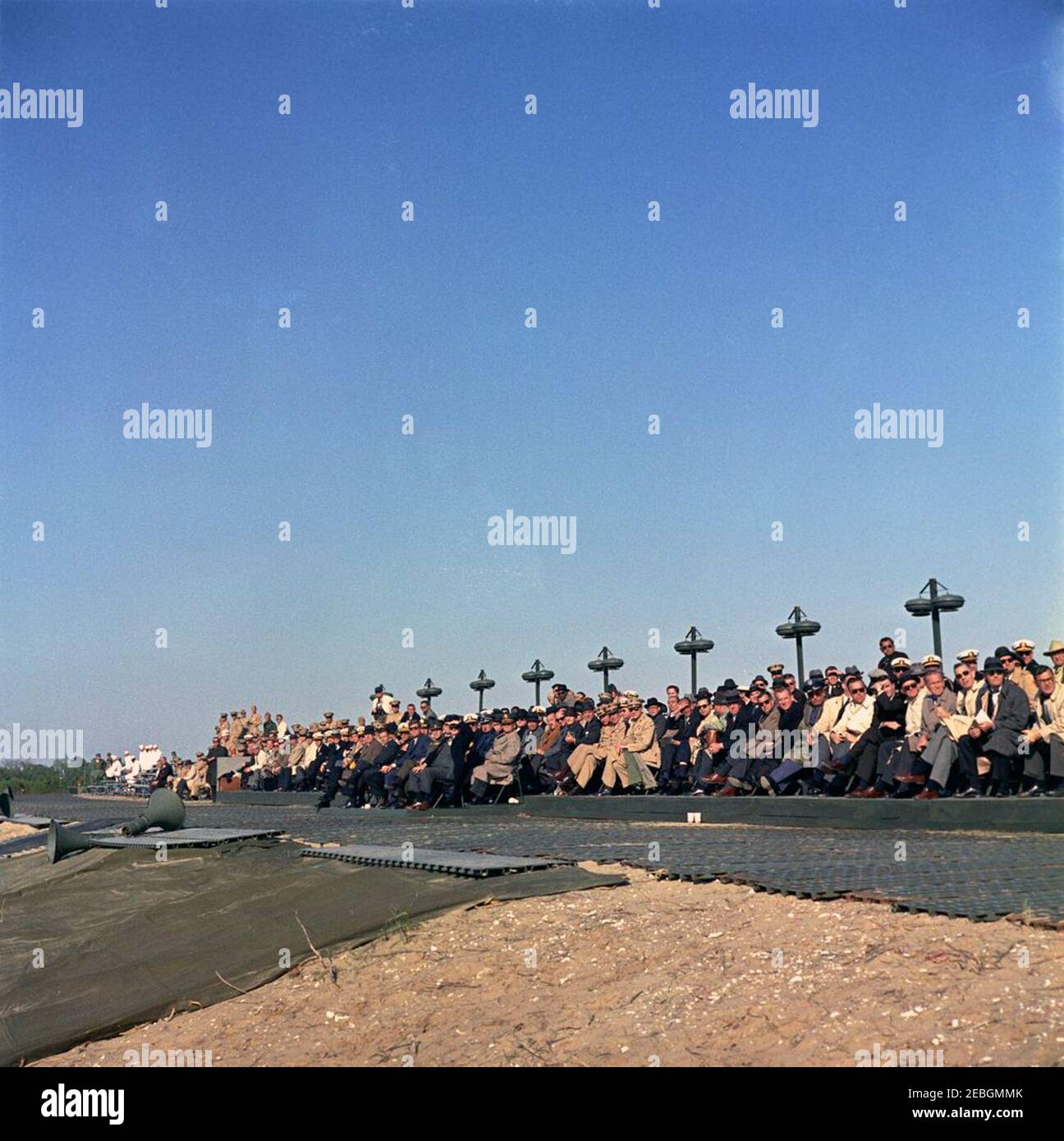 Visit to the Atlantic Fleet: President Kennedy views Marine Corps ...