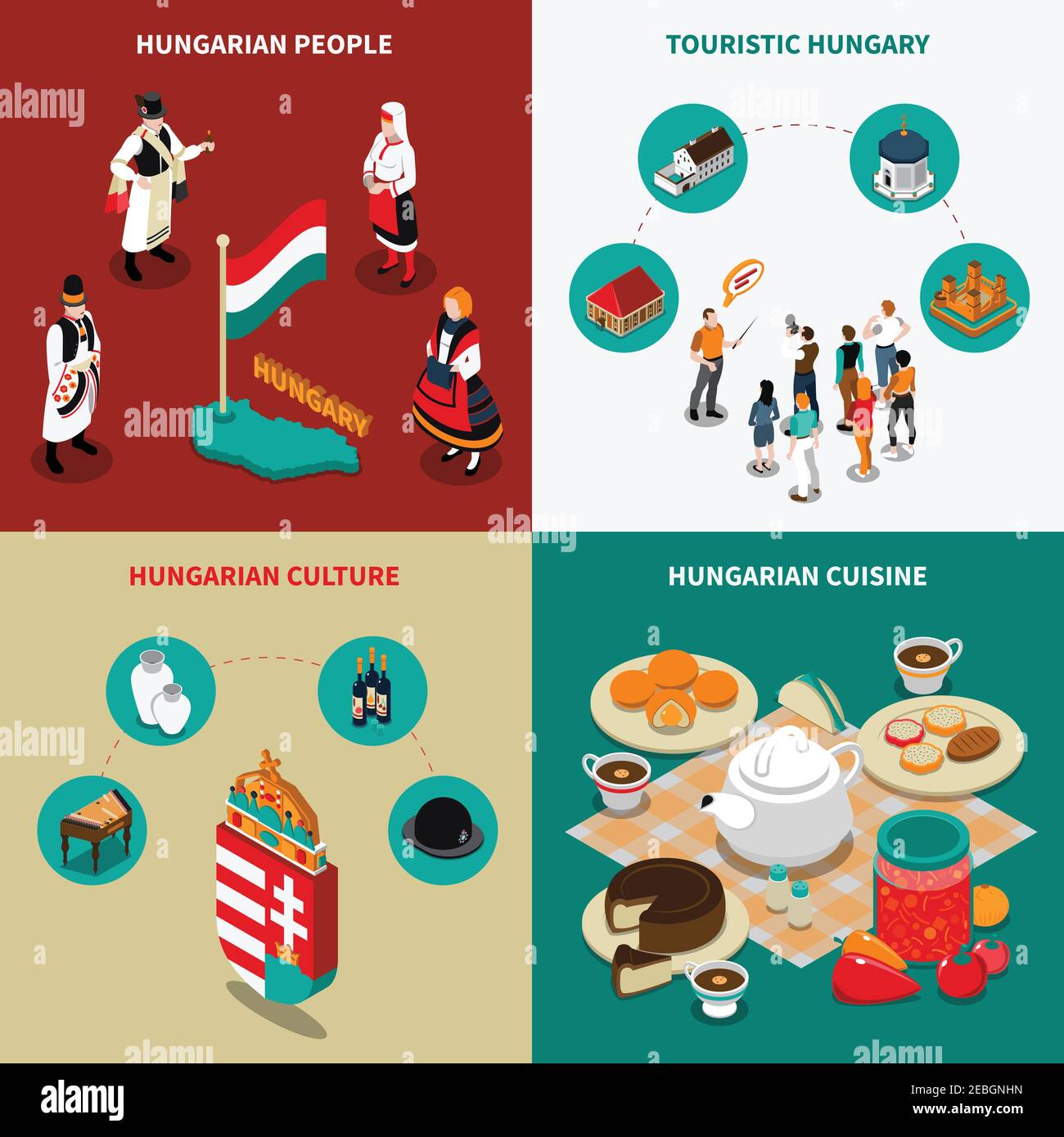 Traditional architecture in budapest Stock Vector Images - Alamy