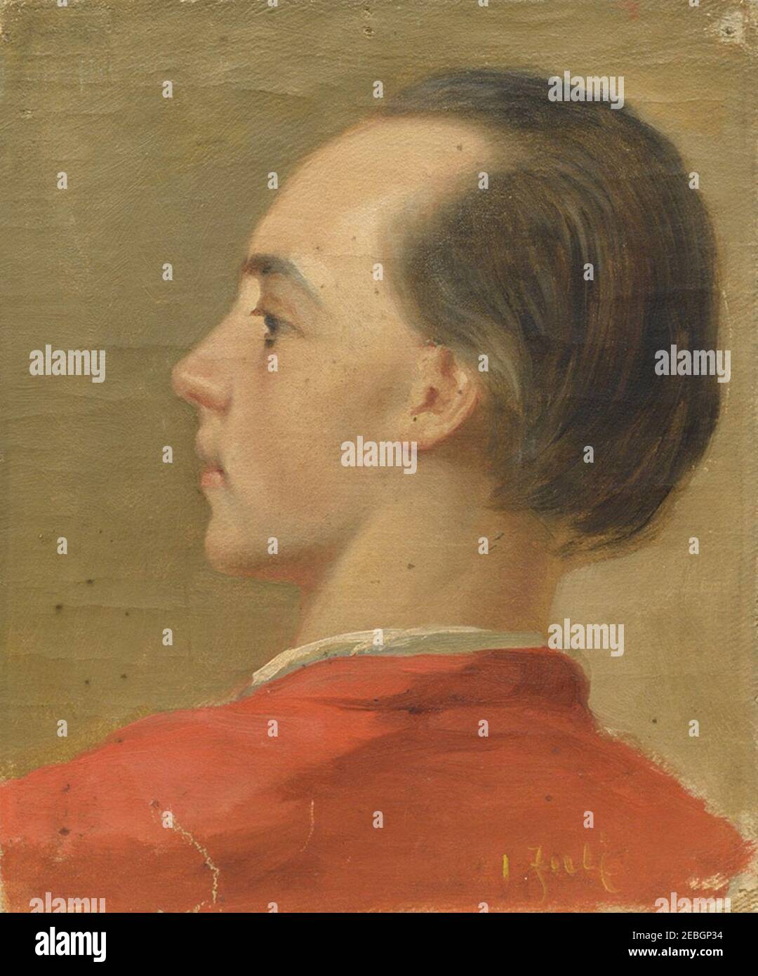 Noormehe portree, Paul Raud Stock Photo - Alamy