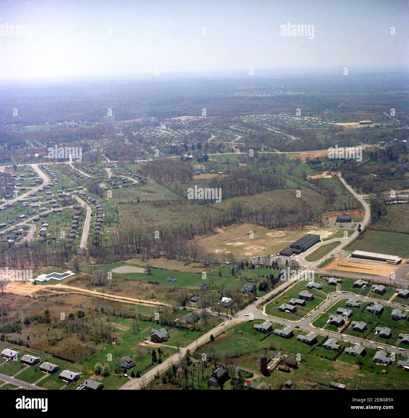 Aerial survey area in suburbs hi-res stock photography and images - Alamy