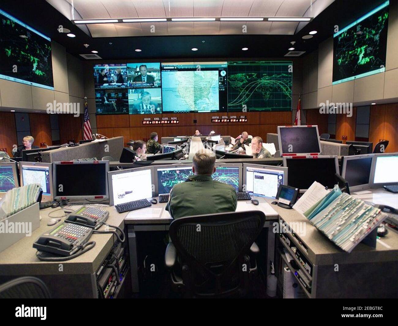Norad control center hi-res stock photography and images - Alamy