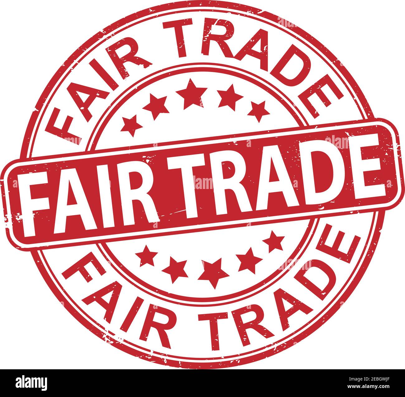 Fairtrade sticker Stock Vector Images - Alamy