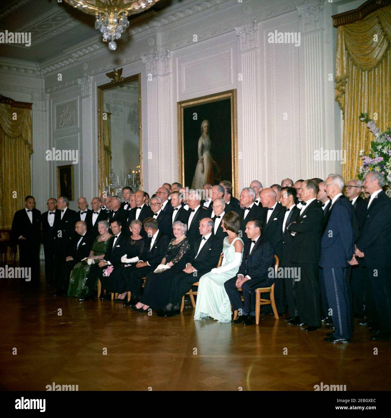 Dinner in honor of Nobel Prize Winners, 8:00PM. President John F ...