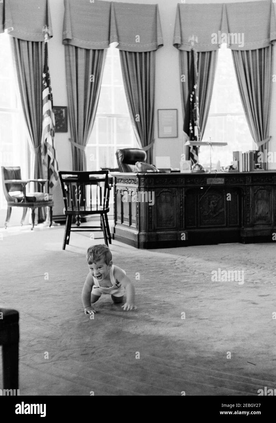 President Kennedy with John F. Kennedy, Jr. (JFK, Jr.). John F. Kennedy ...
